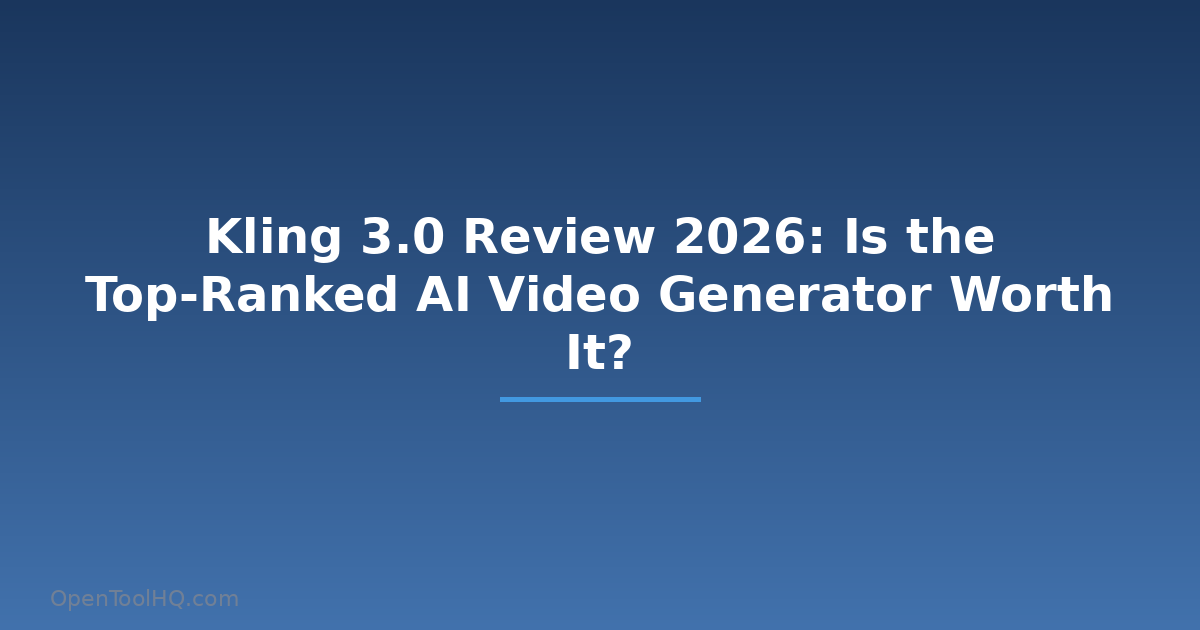 Kling 3.0 Review 2026: Is the Top AI Video Generator Worth It?